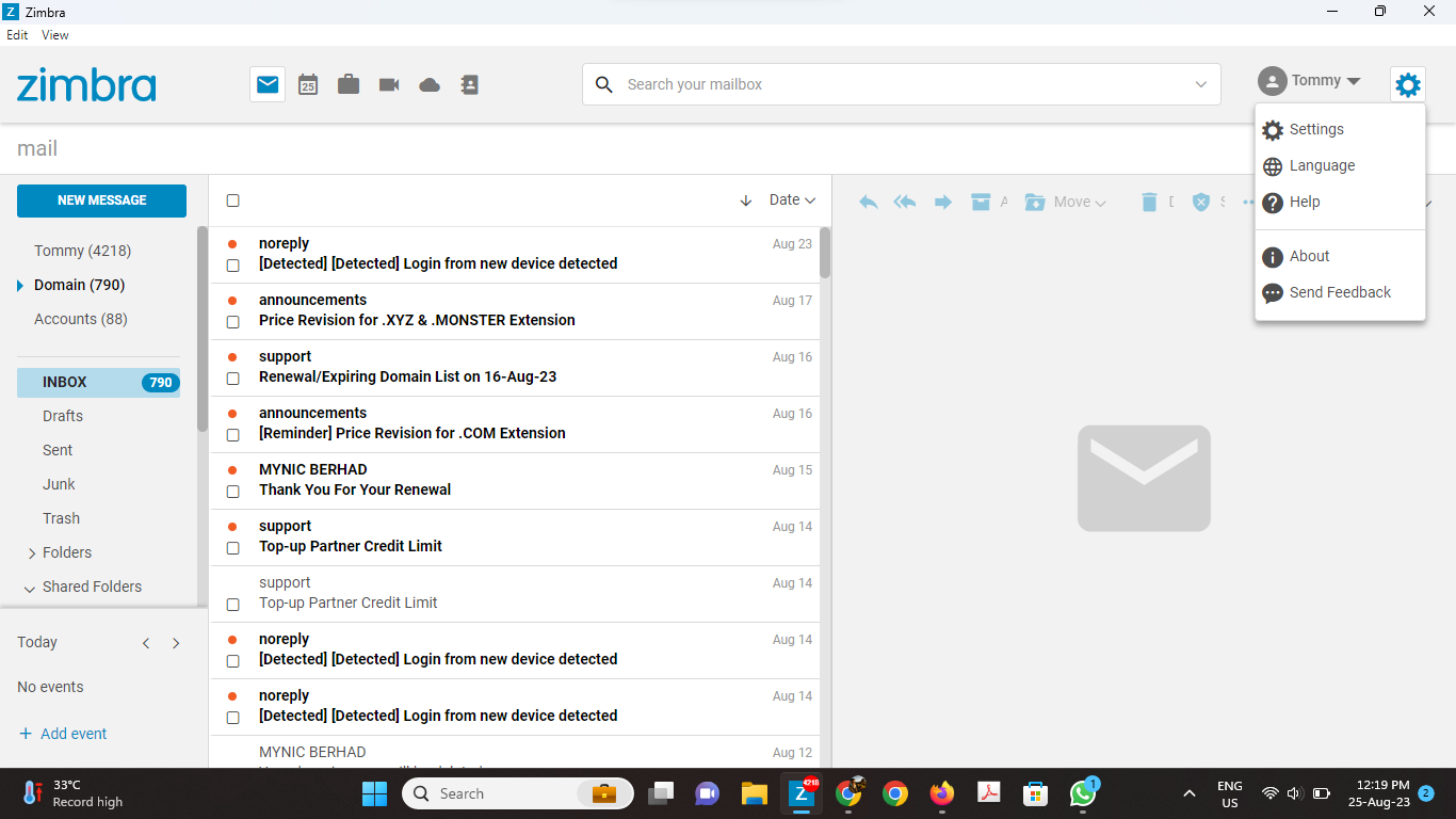 Zimbra Desktop | Zimbra Collaboration Services - Cloudhappen